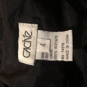 Cache | Dresses | Cach Little Black Lace Dress | Poshmark